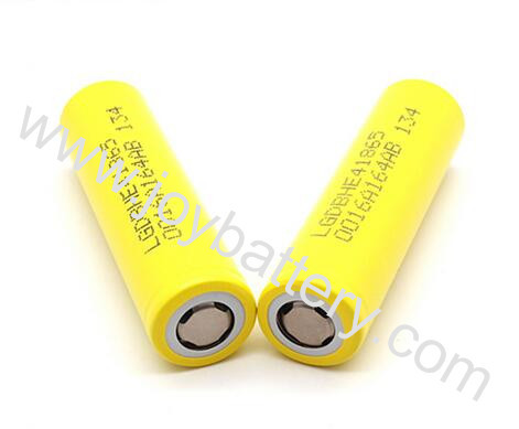 LG 18650 Lithium Ion Battery LG HE4 2500mAh 30A Discharge Current 3.7V ...